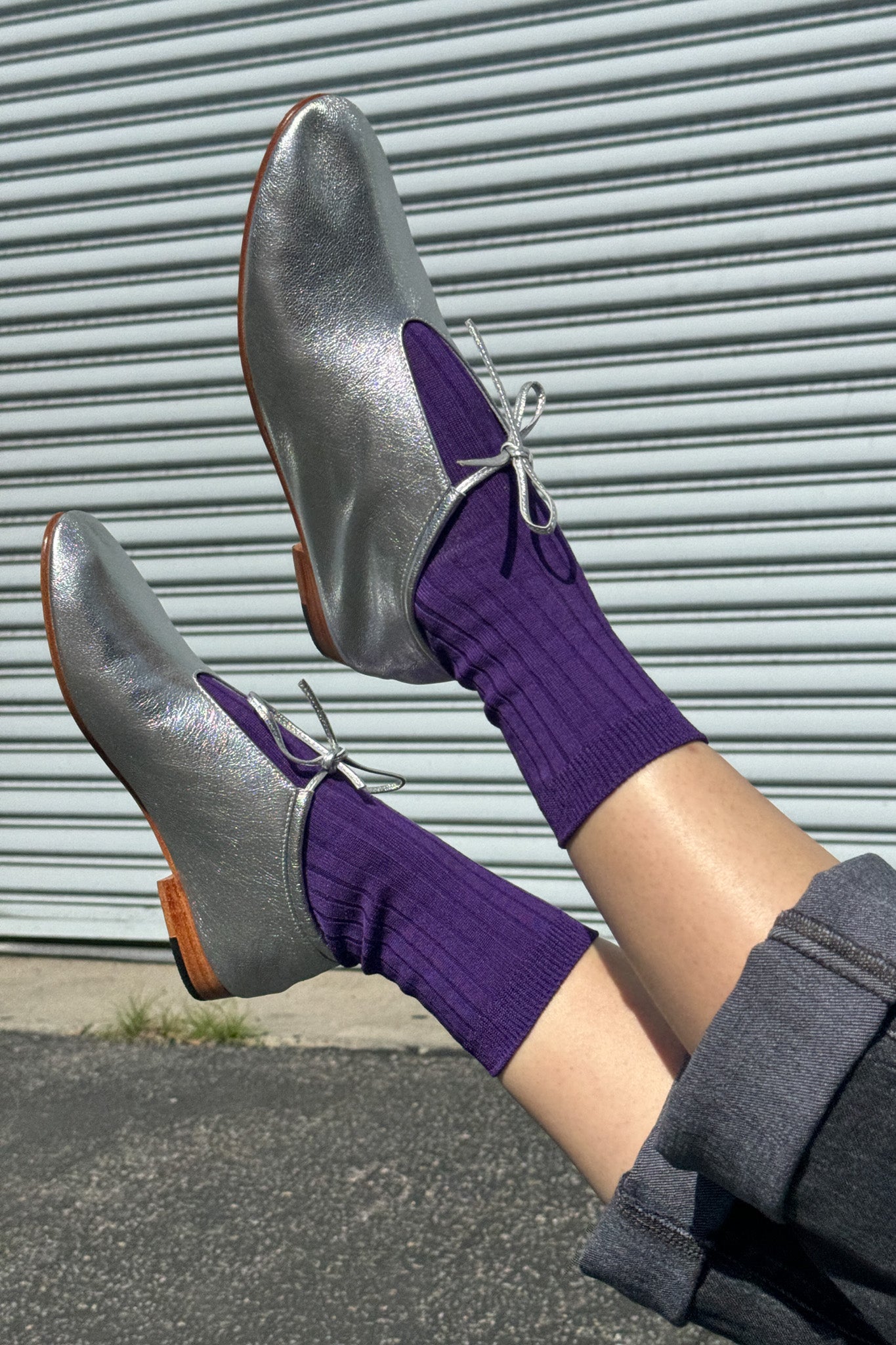 Her Socks (MC cotton) - Eggplant – Le Bon Shoppe