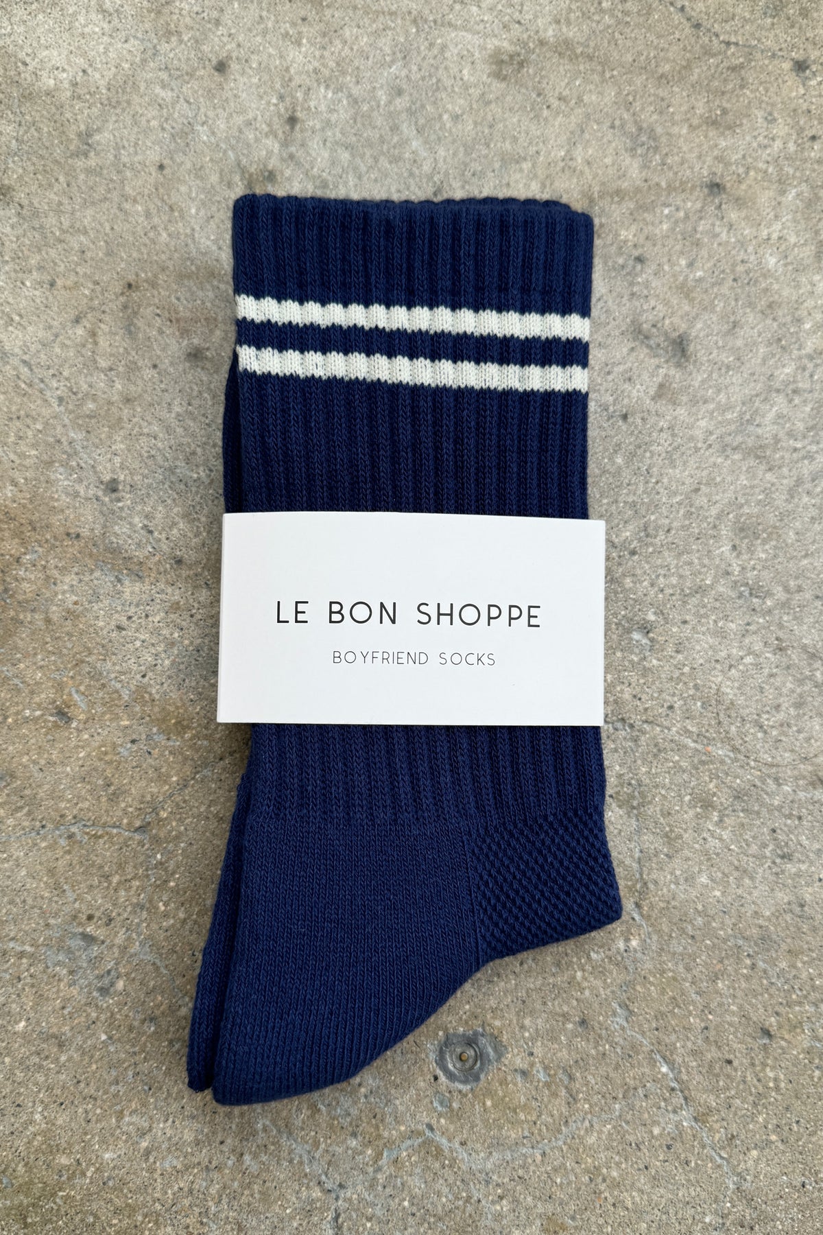 Boyfriend Socks - Navy