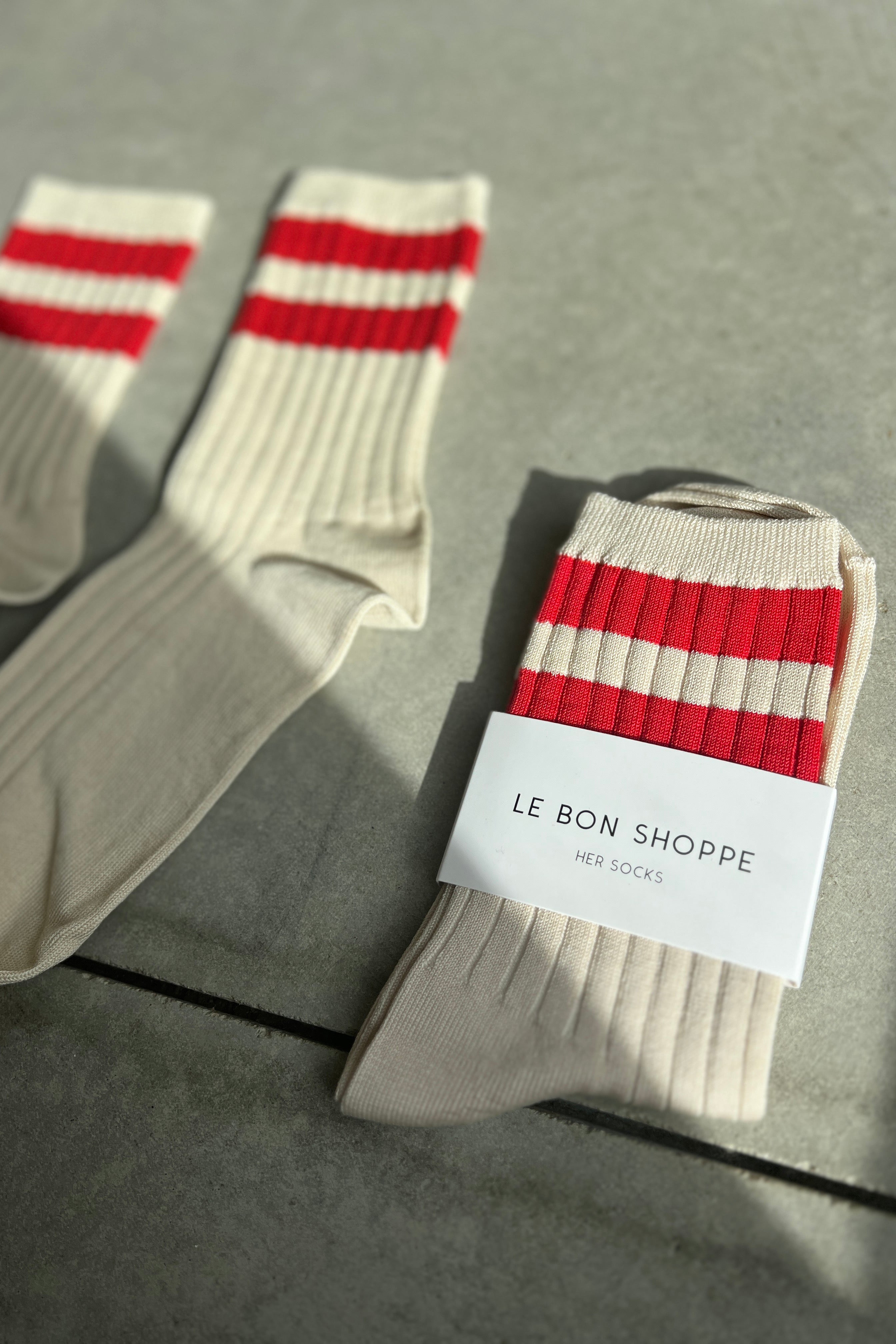 Her Varsity Socks - Red – Le Bon Shoppe